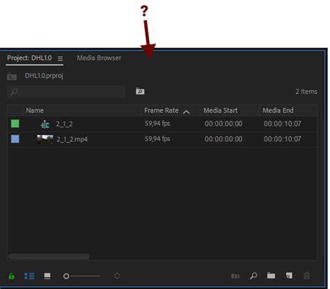 Solved Missing Tabs Info Effects Markers And History In Adobe Community 10061519