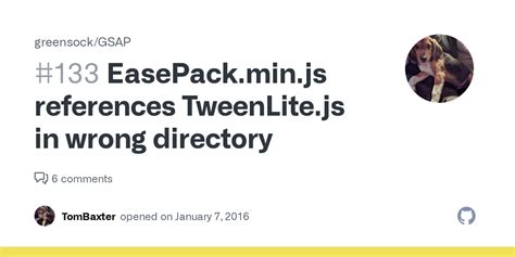 easepack min js references tweenlite js in wrong directory · issue 133 · greensock gsap · github