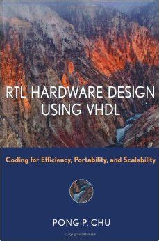 Rtl Hardware Design Using Vhdl Coding For Efficiency Portability And