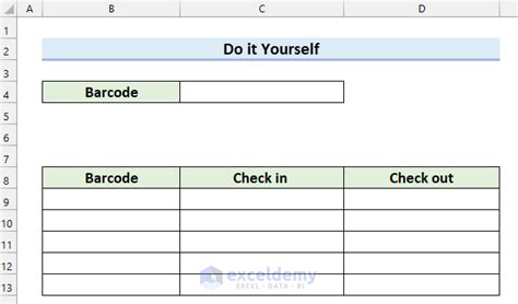How To Create A Barcode Scanner To Track Check In And Check Out Times In