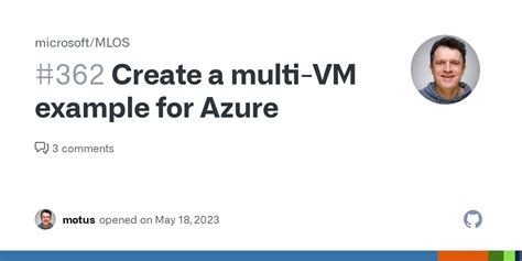 Create A Multi Vm Example For Azure · Issue 362 · Microsoftmlos · Github