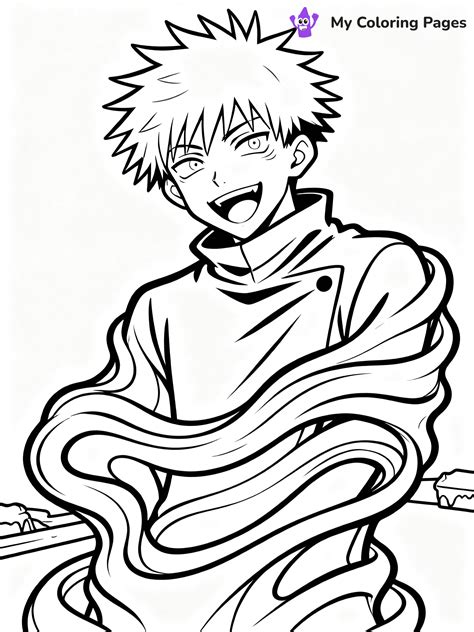 260 Jujutsu Kaisen Coloring Pages Free Pdf Printables