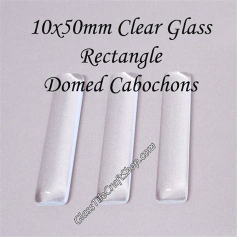 Small Rectangle Glass For Necklace Etsy