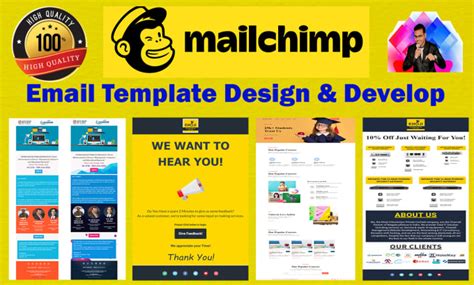 Design Responsive Mailchimp Html Email Template Within 5 Hours By Gelabielearn Fiverr