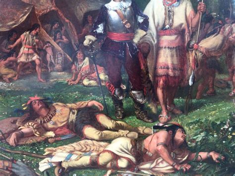 Imogene Robinson Morrel First Battle Between The Puritans And The