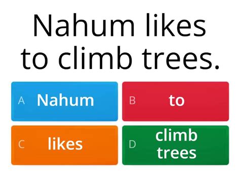 Direct And Indirect Objects Quiz