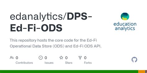 Github Edanalytics Dps Ed Fi Ods This Repository Hosts The Core Code For The Ed Fi