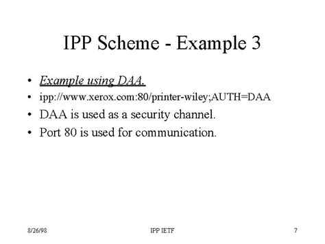 Ipp Scheme Help Users Distinguish Ipp Objects From