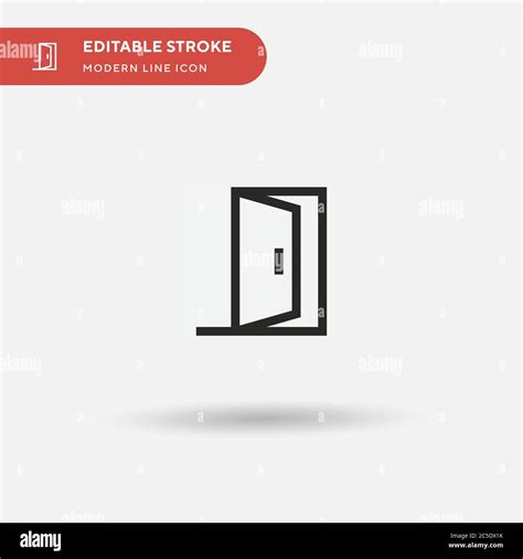 Exit Simple Vector Icon Illustration Symbol Design Template For Web Mobile UI Element Perfect