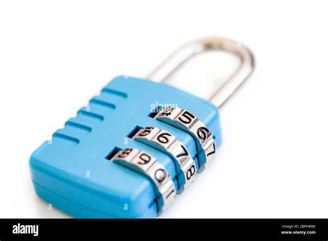 Close Up Shot Of A Padlock With Numbers Stock Photo Alamy