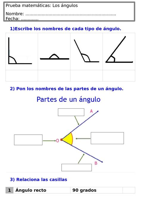 Las Partes De Los Angulos Sekolah Online