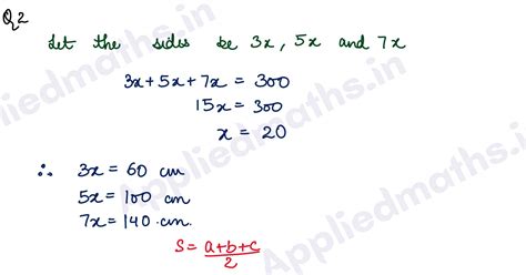 Class 11 Cbse Applied Maths Mensuration Exercise 4 1