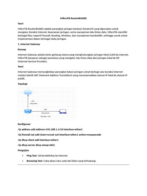 Mikrotik Routerboard Pdf