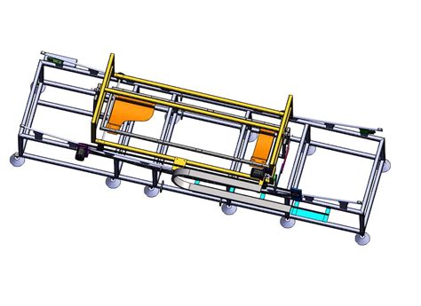 左右前后往复摇摆式晃动小车 SOLIDWORKS 2016 模型图纸下载 懒石网