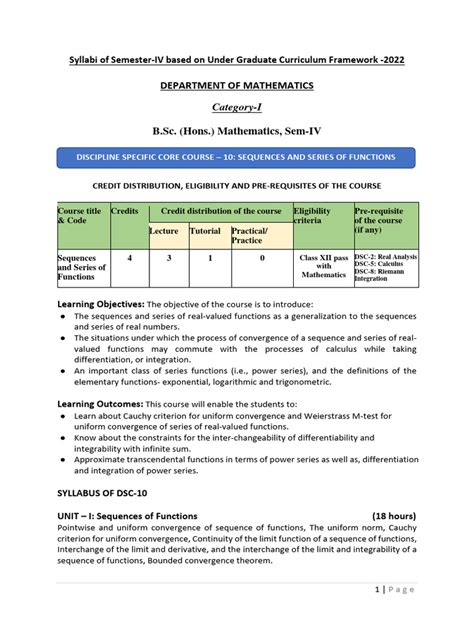 Sem4mathematicssyllabiugcf2022 Pdf Group Mathematics Ring