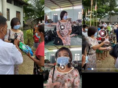 ဆန်၊ဆီ၊စားသောက်ကုန်နဲ့ အသုံးအဆောင်ပစ္စည်းတွေကို အရှေ့ဒဂုံမှာကိုယ်တိုင်သွားရောက်လှူဒါန်းခဲ့တဲ့