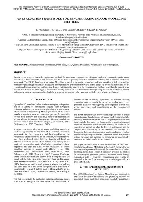 Pdf An Evaluation Framework For Benchmarking Cloud A 3d Model Was Created Manually To