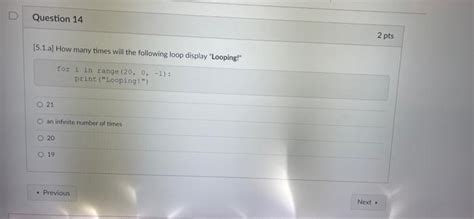 solved question 14 2 pts 15 1 a how many times will the