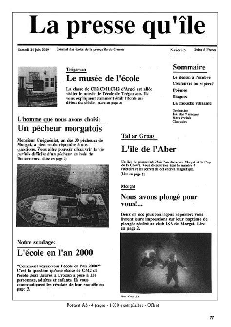 Le Journal Scolaire Scop Les Editions Buissonnieres Livres Scolaires