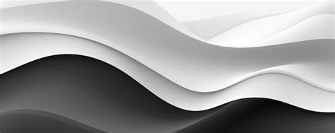 Premium Ai Image Abstract Wave Background With Black And White