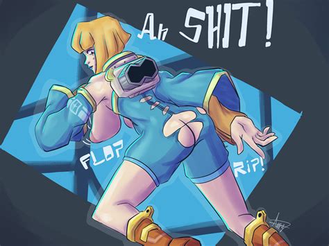 Rule 34 Ass Bel Brc Blonde Hair Bomb Rush Cyberfunk Breasts Breasts Out Nipples Ohitskampan