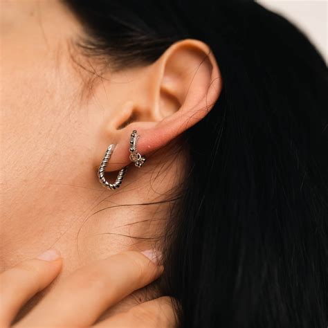 Сребърни обеци Уязвимост Silenti Jewelry