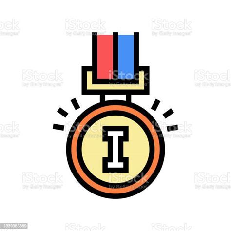 챔피언 어워드 컬러 아이콘 벡터 일러스트레이션 권투 스포츠에 대한 스톡 벡터 아트 및 기타 이미지 권투 스포츠 단일 객체