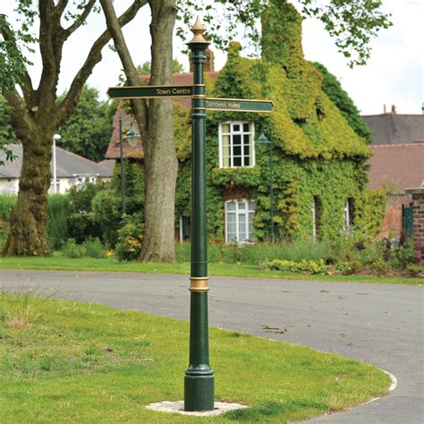 Standard Signage Column Street Furniture Broxap Standard Signage Column Street Furniture Broxap