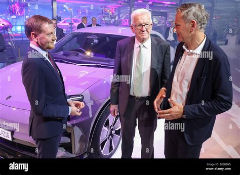 14 May 2024 Saxony Leipzig Michael Kretschmer L R Cdu Minister