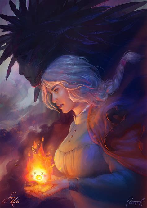 Artstation Howls Moving Castle Howls Moving Castle Art Howls Moving Castle Ghibli Artwork