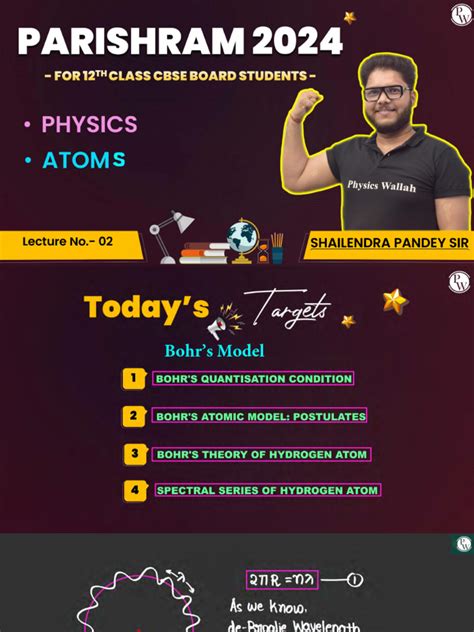 Atoms 02 Class Notes Parishram 2024 Pdf