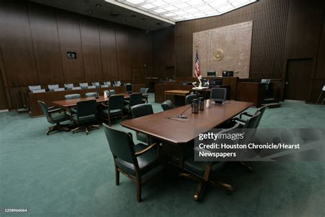 Interiors Of Judge Sim Lakes Courtroom At The Robert Casey Federal News Photo Getty Images