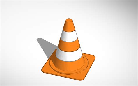 3d Design Vlc Cone Tinkercad 3d Design Vlc Cone Tinkercad