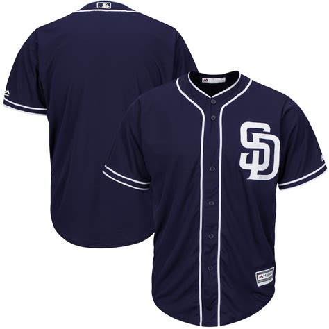 Mens San Diego Padres Majestic Alternate Navy Big And Tall Cool Base