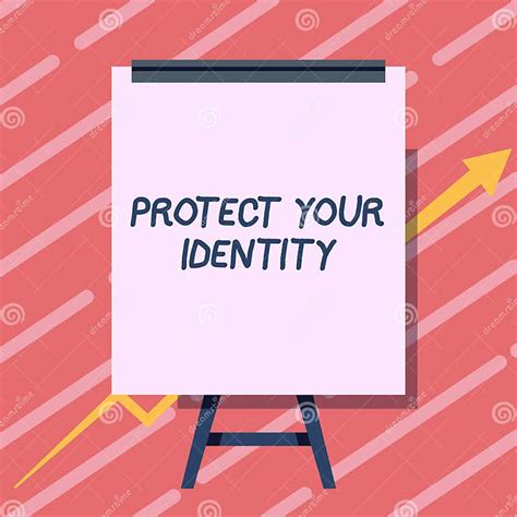 Hand Writing Sign Protect Your Identity Concept Meaning Secure From Data Breach And Information