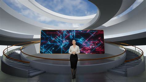 Artstation Virtual Set Unreal Engine Aximmetry Stairs Game Assets