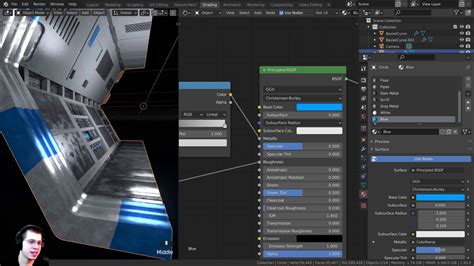 Space Station Corridor Blender Tutorial Series Blender Market