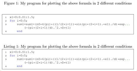 Matlab Breaking Lines In Codes With Mcode Package Tex Latex Stack