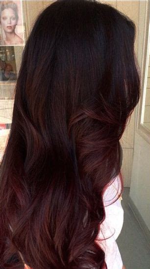 Dark Brown Hair With Red Undertones