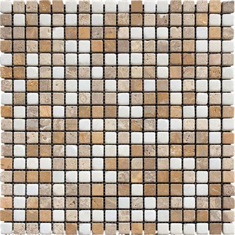 Natural Плитка мозаика 206149635 30.5 см x 30.5 см, размер чипа: 15x15 ...
