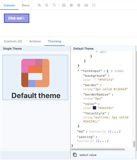 Function In Theme Break Css Properties · Issue 49 · React Themingstorybook Addon · Github