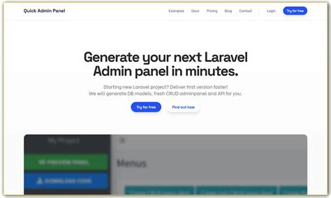 20 Best Laravel Admin Panel Generators Css Author