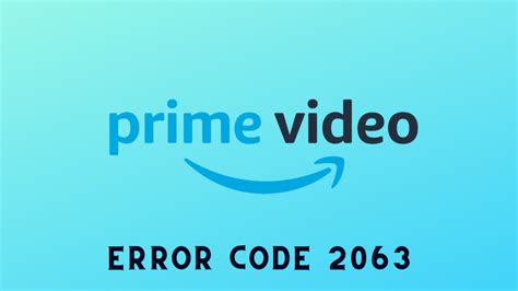 How To Fix Amazon Prime Video Error Code
