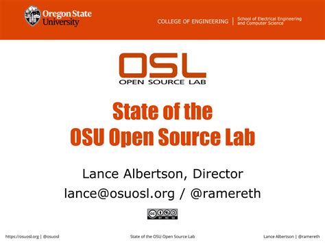 State Of The Osu Open Source Lab Ppt