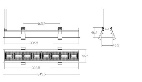 Recessed Linear Led Downlight By Ngl