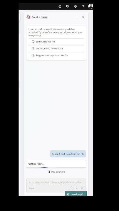 How To Ask A Question From A File With Copilot In Onedrive Youtube