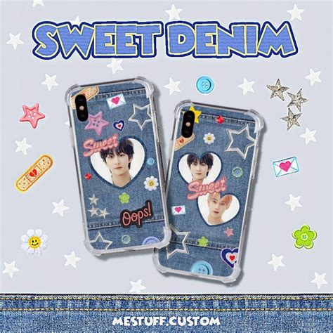 Jual [free Custome] Sweet Denim Phone Cases Custome For All Type