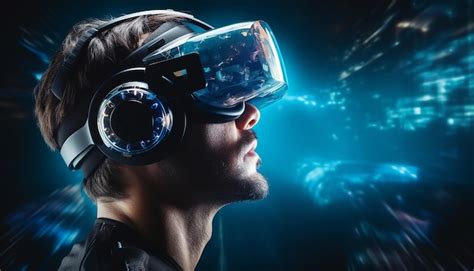 Premium Ai Image Futuristic Virtual Reality Concept Vr And Ar