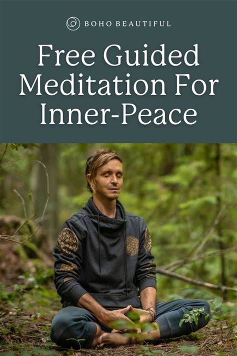 15 Min Guided Meditation For Inner Peace Boho Beautiful Free Guided Meditation Guided