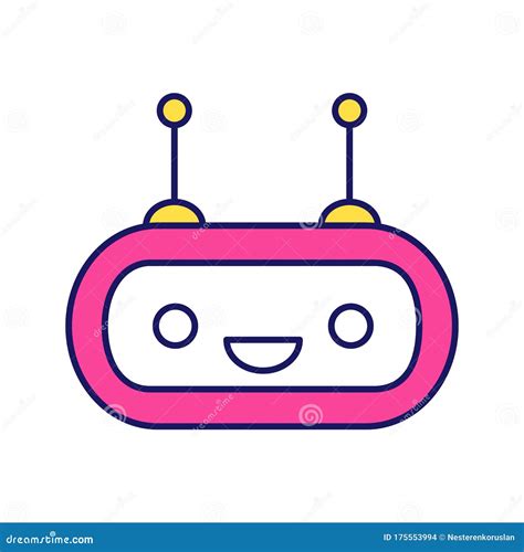 ícone De Cor Do Chatbot Ilustração Do Vetor Ilustração De Assistente 175553994